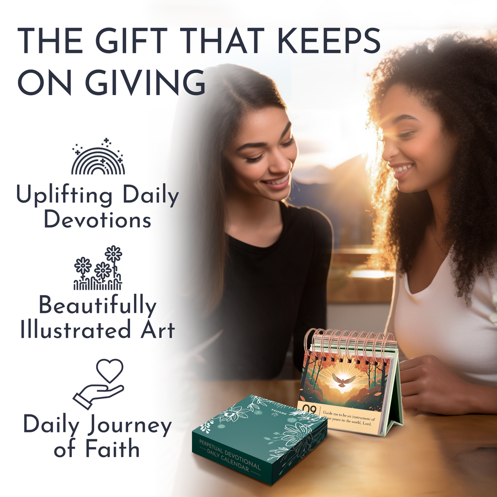 DEVOTA Inspirational Desk Calendar with Prayers, Blessings and Devotio ...