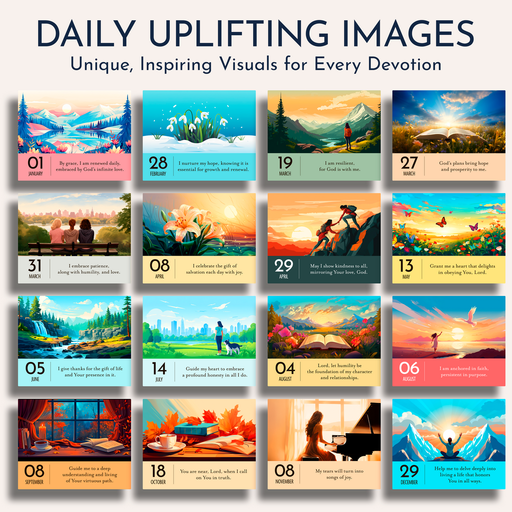 DEVOTA Inspirational Desk Calendar with Prayers, Blessings and Devotio ...