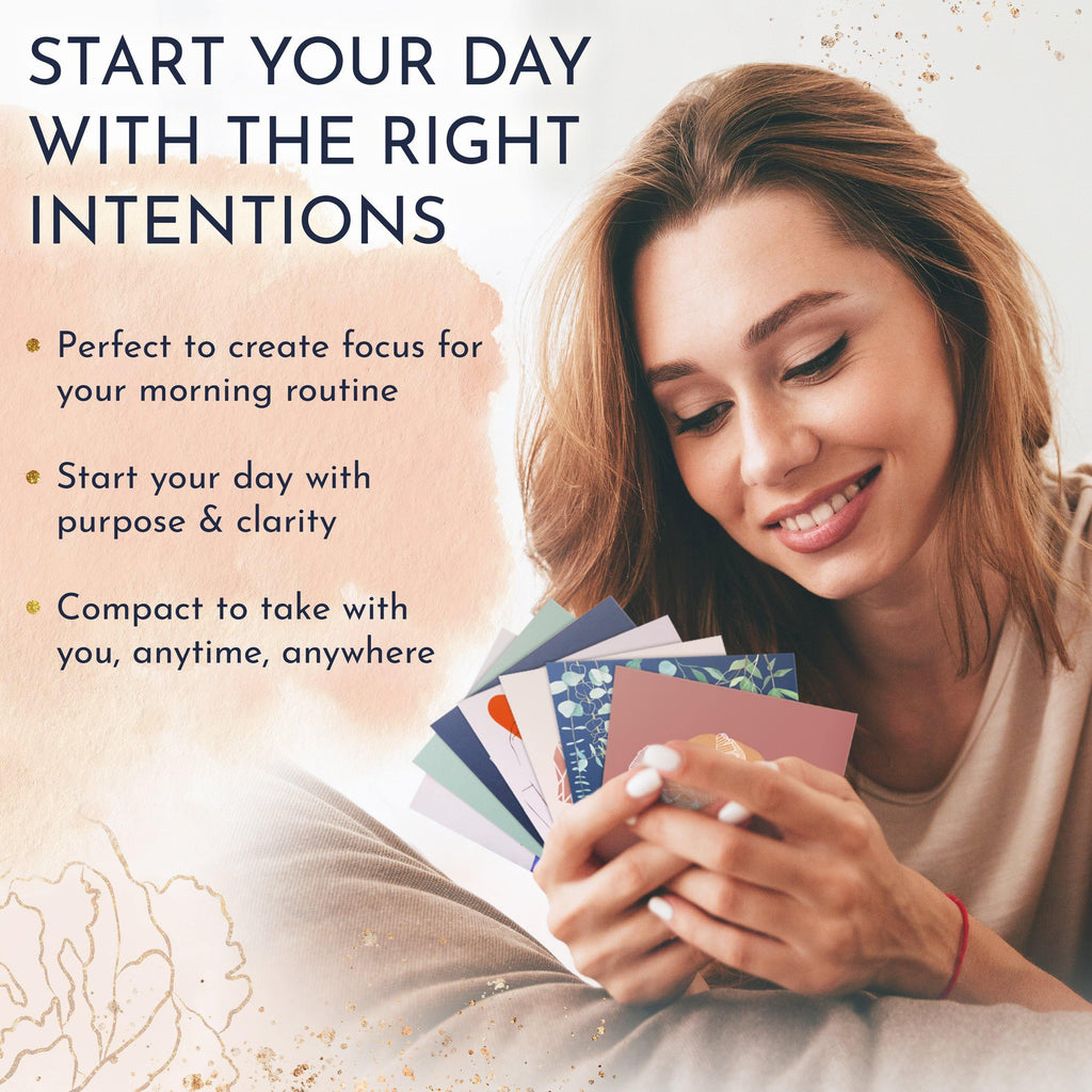 RYVE Positive Affirmations Cards for Women - 52 Mindfulness Cards with